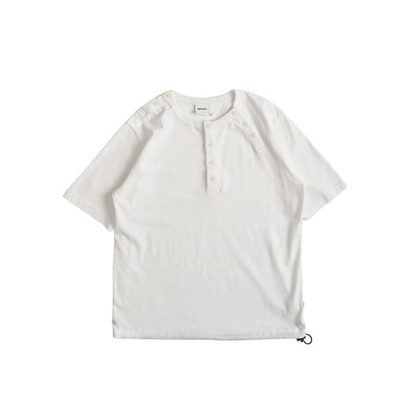 『セール実施中』ZOZO問い合わせ番号:96205563ショップ:FTW，エフティーダブリューブランド:WISH FOR EVER，ウィッシュフォーエバー商品名:DRAW CODE 3WAY HENRY NECK T / ドローコード3WA...