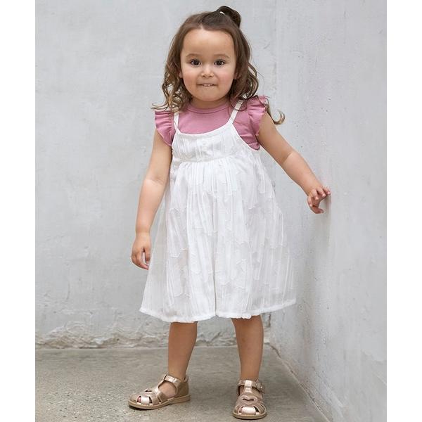 『セール実施中』ZOZO問い合わせ番号:96236064ショップ:petit main，プティマインブランド:petit main，プティマイン商品名:【リンク】ジャガードキャミワンピセットカテゴリ:ワンピース/ドレス>ワンピースブラ...