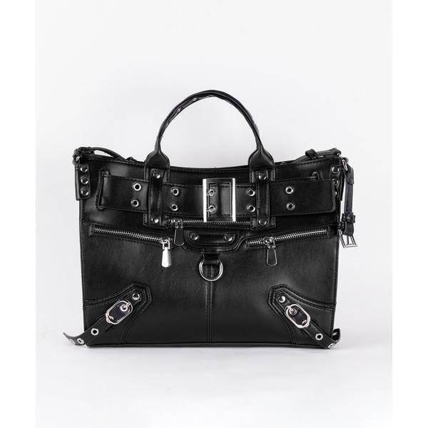 『タイムセール実施中』ZOZO問い合わせ番号:96266575ショップ:me+em select，ミームセレクトブランド:me+em select，ミームセレクト商品名:【 ショルダーストラップ付き２WAY 】アイレットベルトジップアップス...