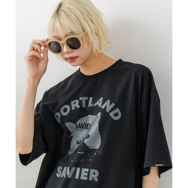 『タイムセール実施中』ZOZO問い合わせ番号:96267306ショップ:LB/S，エルビーエスブランド:SAVIER，サビアー，UNIIT，ユニット商品名:【SAVIER/サビアー】アニマルプリント オーバーサイズ Tシャツカテゴリ:トップ...