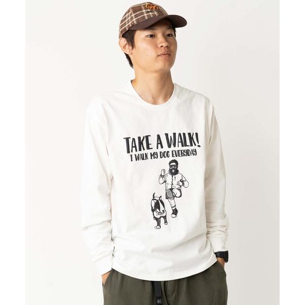 ZOZO問い合わせ番号:96267920ショップ:gym master，ジムマスターブランド:gym master，ジムマスター商品名:7.4oz TAKE A WALKロンTEEカテゴリ:トップス>Tシャツ/カットソーブランド品番:...