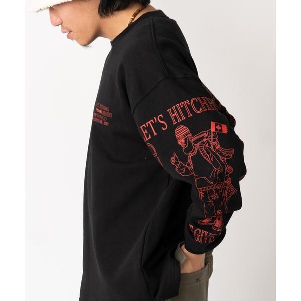 ZOZO問い合わせ番号:96267928ショップ:gym master，ジムマスターブランド:gym master，ジムマスター商品名:10.3oz HITCH HIKE  スウェットビッグTEEカテゴリ:トップス>Tシャツ/カットソ...