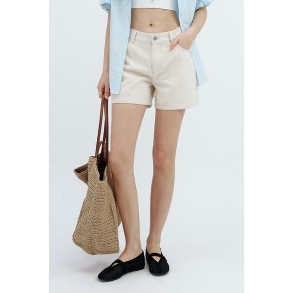 ZOZO問い合わせ番号:96268706ショップ:Vini，ヴィニブランド:Chat de Lama，シャドゥラマ商品名:【Chat de Lama】アーモンドコットンデニムショーツカテゴリ:パンツ>デニムパンツブランド品番:Chat...