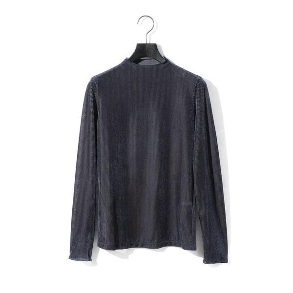 『セール実施中』ZOZO問い合わせ番号:96268763ショップ:MARcourt，マーコートブランド:MIDIUMISOLID，ミディウミソリッド商品名:MIDIUMISOLID for Ladies シアーベロアリブトップスカテゴリ:ト...