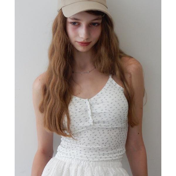 ZOZO問い合わせ番号:96299530ショップ:Auntie Rosa，アンティローザブランド:Birthday room，バースデイルーム，Mitch，ミッチ商品名:カップ付き小花柄キャミソール/Small floral print c...