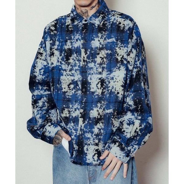 『セール実施中』ZOZO問い合わせ番号:96300569ショップ:Subciety，サブサエティブランド:Subciety，サブサエティ商品名:Painted plaid shirtカテゴリ:トップス>シャツ/ブラウスブランド品番:1...