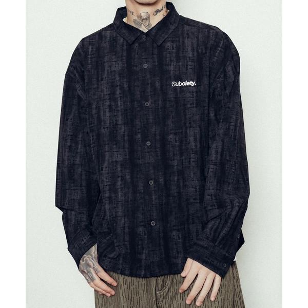 『セール実施中』ZOZO問い合わせ番号:96300571ショップ:Subciety，サブサエティブランド:Subciety，サブサエティ商品名:Blurred shirtカテゴリ:トップス>シャツ/ブラウスブランド品番:105-209...