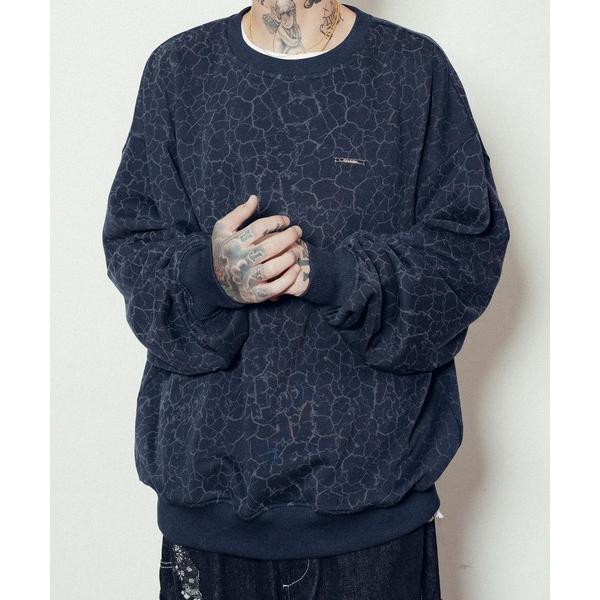 『セール実施中』ZOZO問い合わせ番号:96300576ショップ:Subciety，サブサエティブランド:Subciety，サブサエティ商品名:Cracked sweatshirtカテゴリ:トップス>スウェットブランド品番:105-3...