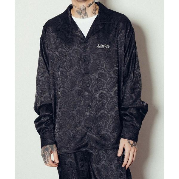 『セール実施中』ZOZO問い合わせ番号:96300581ショップ:Subciety，サブサエティブランド:Subciety，サブサエティ商品名:Paisley open collar L/S shirtカテゴリ:トップス>シャツ/ブラ...