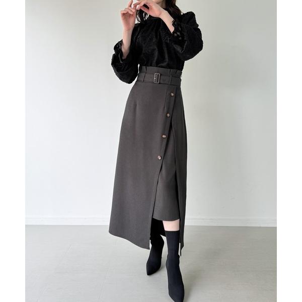 『タイムセール実施中』ZOZO問い合わせ番号:96301024ショップ:JUNOAH，ジュノアブランド:JUNOAH，ジュノア商品名:薄手スリットロングスカートカテゴリ:スカート>スカートブランド品番:fram0213k-61素材:表...