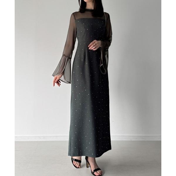 『タイムセール実施中』ZOZO問い合わせ番号:96301033ショップ:JUNOAH，ジュノアブランド:JUNOAH，ジュノア商品名:ベルスリーブキラキラタイトドレスカテゴリ:ワンピース/ドレス>ドレスブランド品番:fram0409k...