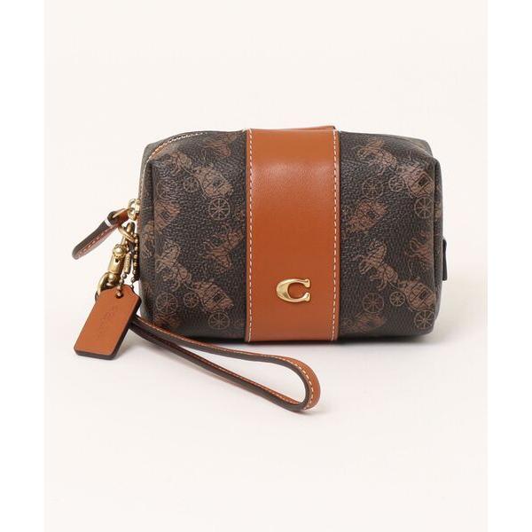 ZOZO問い合わせ番号:96301080ショップ:COACH，コーチブランド:COACH，コーチ商品名:エッセンシャル ミニ コスメティック ポーチ・ホース アンド キャリッジ プリントカテゴリ:財布/小物>ポーチブランド品番:CBN...