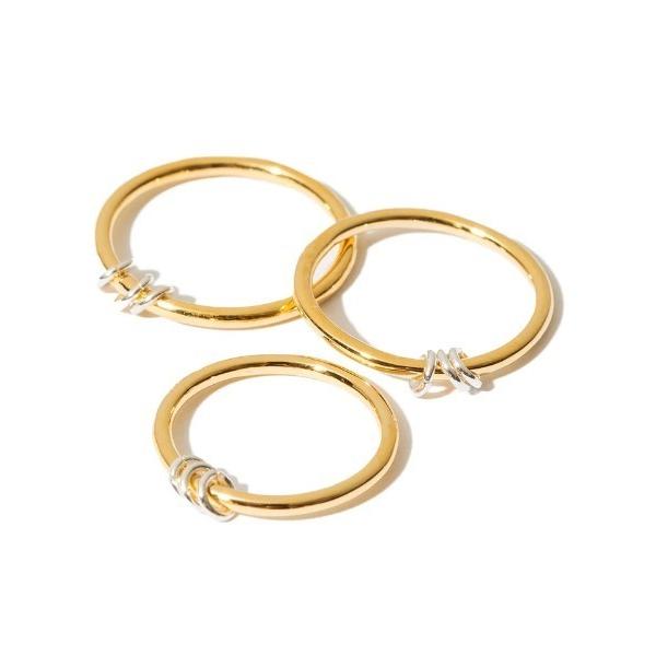 ZOZO問い合わせ番号:96301156ショップ:Kinetics，キネティクスブランド:Kinetics，キネティクス商品名:LAPUIS SV925 Three set ring B（ラピュイ SV925 スリーセット リング B）カテ...