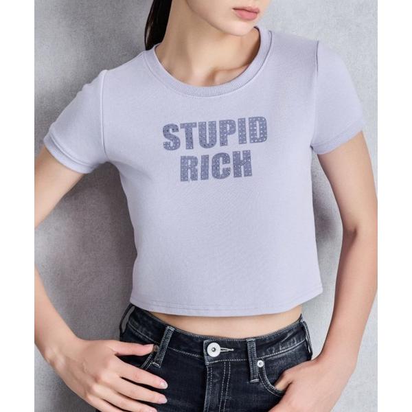 『セール実施中』ZOZO問い合わせ番号:96302401ショップ:GYDA，ジェイダブランド:GYDA，ジェイダ商品名:STUPID RICH STONEショートTシャツカテゴリ:トップス>Tシャツ/カットソーブランド品番:07254...
