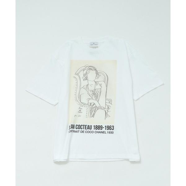 『セール実施中』ZOZO問い合わせ番号:96302446ショップ:BAYFLOW，ベイフローブランド:HEAR MY NAME，ヒアマイネーム，BAYFLOW，ベイフロー商品名:【EF(エフ)】アートT／JEAN COCTEAU（MEN）カ...