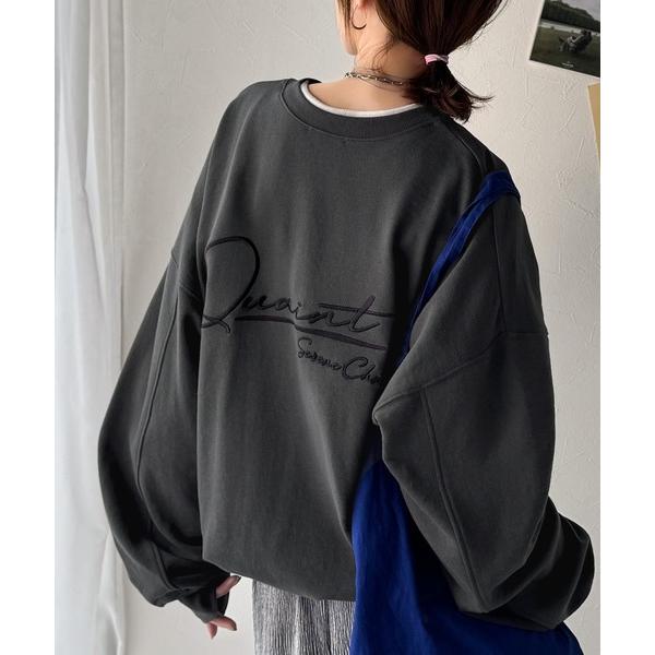 『セール実施中』ZOZO問い合わせ番号:96302707ショップ:Classical Elf，クラシカルエルフブランド:classicalelf，クラシカルエルフ商品名:大人カジュアルに最適解。サイン刺繍裏毛スウェットカテゴリ:トップス&g...