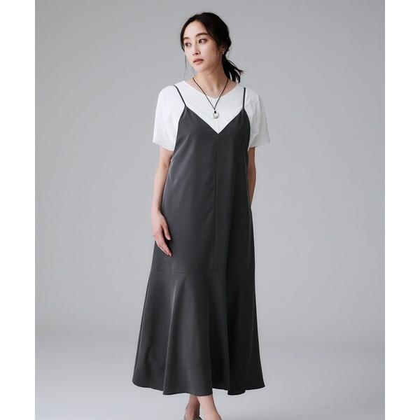 『セール実施中』ZOZO問い合わせ番号:96303076ショップ:UNTITLED，アンタイトルブランド:UNTITLED，アンタイトル商品名:【洗える/肩紐調節可能】パウダーキャミワンピースカテゴリ:ワンピース/ドレス>ワンピースブ...