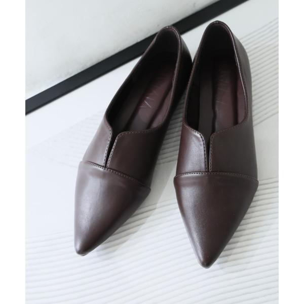 『タイムセール実施中』ZOZO問い合わせ番号:96303164ショップ:VIVIAN COLLECTION，ヴィヴィアンコレクションブランド:VIVIAN，ヴィヴィアン商品名:スリット切り替えデザインフラットシューズカテゴリ:シューズ&gt...