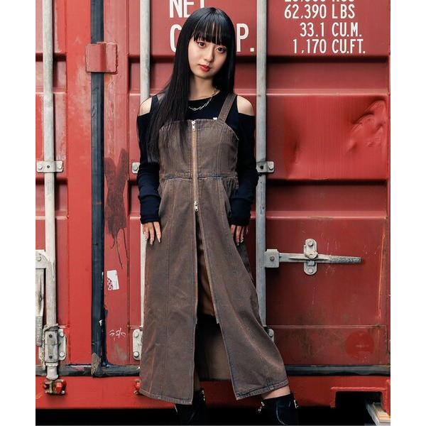 『セール実施中』ZOZO問い合わせ番号:96334142ショップ:F.O.Online Store，エフオーオンラインストアブランド:algy，アルジー商品名:フロントジップミディジャンスカカテゴリ:ワンピース/ドレス>ジャンパースカ...