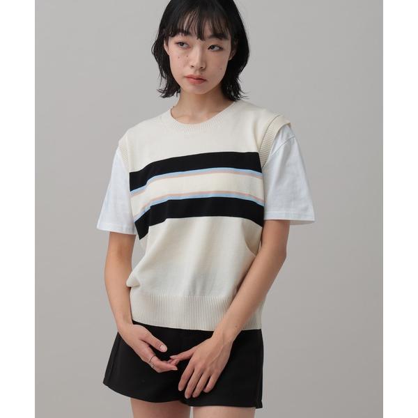 『タイムセール実施中』ZOZO問い合わせ番号:96334268ショップ:ALAND，エーランドブランド:3.3 Field Trip ，3.3フィールドトリップ，ALAND，エーランド商品名:3.3 Field Trip／ボーダーベスト付き...