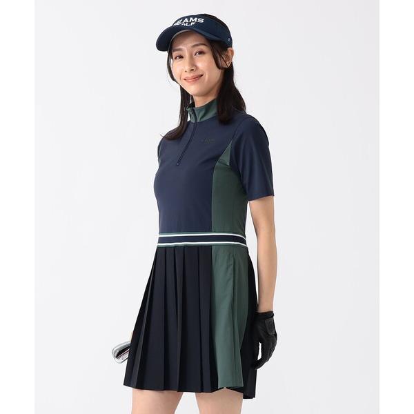 『セール実施中』ZOZO問い合わせ番号:96334565ショップ:BEAMS GOLF，ビームスゴルフブランド:BEAMS GOLF，ビームスゴルフ商品名:PURPLE LABEL / 切替プリーツ ワンピースカテゴリ:ワンピース/ドレス&...