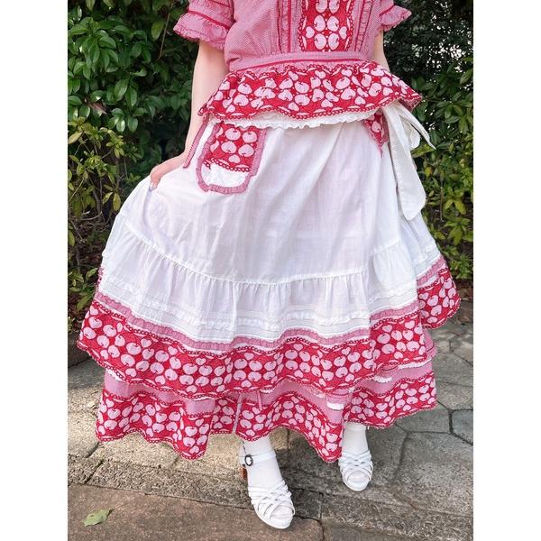 ZOZO問い合わせ番号:96335641ショップ:PINK HOUSE，ピンクハウスブランド:PINK HOUSE，ピンクハウス商品名:チェリーレース使いローンタブリエカテゴリ:食器/キッチン>エプロンブランド品番:A2153PE 1...