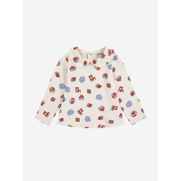 『セール実施中』ZOZO問い合わせ番号:96336040ショップ:A.en General Store，エイエン ジェネラル ストアブランド:BOBO CHOSES，ボボショーズ商品名:Toys all over collar T-shir...