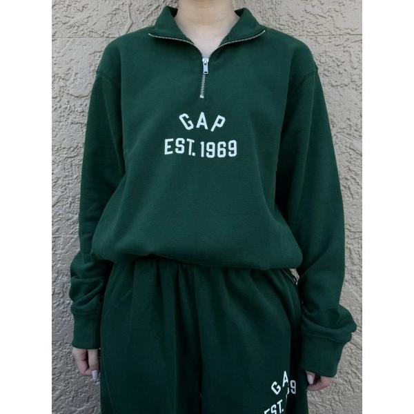 『セール実施中』ZOZO問い合わせ番号:96336622ショップ:GAP，ギャップブランド:GAP，ギャップ商品名:ビンテージソフト オーバーサイズ GAPロゴ 1/4ジップアッププルオーバーカテゴリ:トップス>スウェットブランド品番...