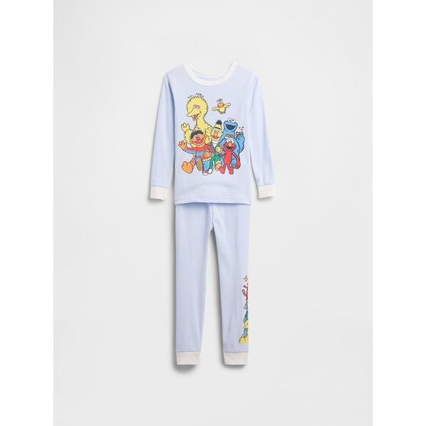 『セール実施中』ZOZO問い合わせ番号:96337616ショップ:GAP，ギャップブランド:GAP，ギャップ，SESAME STREET，セサミストリート商品名:babyGap × セサミストリート オーガニックコットン100% パジャマセ...