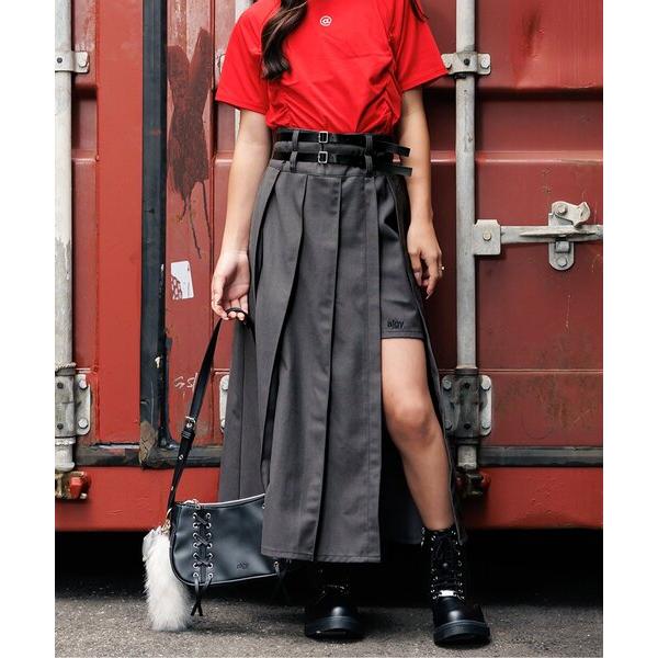 『セール実施中』ZOZO問い合わせ番号:96368450ショップ:F.O.Online Store，エフオーオンラインストアブランド:algy，アルジー商品名:ミディ丈ダブルベルトスカパンカテゴリ:スカート>スカートブランド品番:G4...