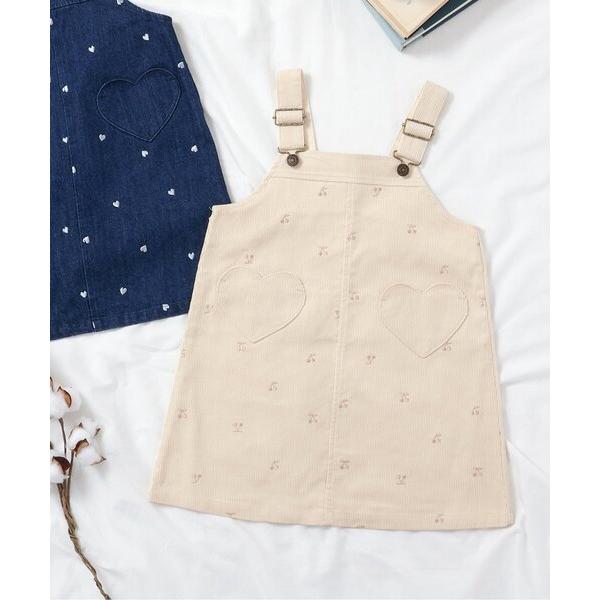 『セール実施中』ZOZO問い合わせ番号:96368455ショップ:F.O.Online Store，エフオーオンラインストアブランド:apres les cours，アプレレクール商品名:【リンク/ジュニア対応】さくらんぼ・ハート刺繍ジャン...