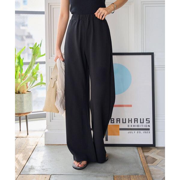 ZOZO問い合わせ番号:96369093ショップ:kobelettuce，コウベレタスブランド:KOBE LETTUCE，コウベレタス商品名:[ 選べる4サイズ ] 錯覚美脚ストレッチワイドパンツカテゴリ:パンツ>その他パンツブランド...