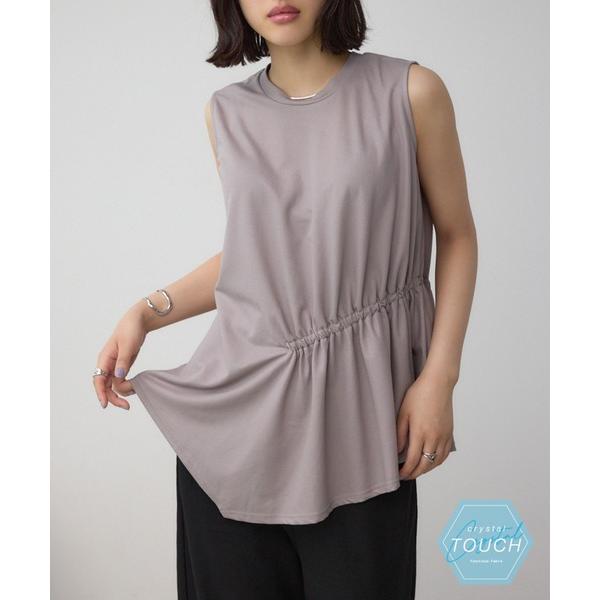 『セール実施中』ZOZO問い合わせ番号:96369476ショップ:AZUL BY MOUSSY，アズールバイマウジーブランド:AZUL BY MOUSSY，アズールバイマウジー商品名:C/T冷感アシメギャザートップスカテゴリ:トップス&gt...