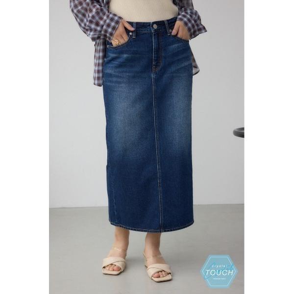 『セール実施中』ZOZO問い合わせ番号:96369486ショップ:AZUL BY MOUSSY，アズールバイマウジーブランド:AZUL BY MOUSSY，アズールバイマウジー商品名:C/T冷感サイドゴムデニムスカートカテゴリ:スカート&g...