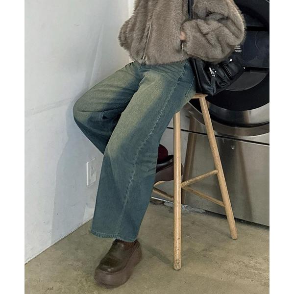 『セール実施中』ZOZO問い合わせ番号:96369983ショップ:AS KNOW AS PLUS，アズノゥアズプラスブランド:AS KNOW AS plus，アズノゥアズプラス商品名:●アソートデザイン ワイドカーブデニムパンツ（オーバーダ...