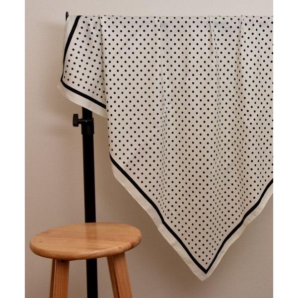 ZOZO問い合わせ番号:96370004ショップ:TONE，トーンブランド:TONE SELECT GOODS，トーンセレクトグッズ商品名:【resonance】ドット柄 ニュアンスカラー シンプル シルクタッチ 大判スカーフ【マルチウェイ...