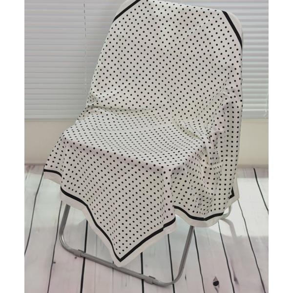 ZOZO問い合わせ番号:96370025ショップ:Mayree，メイリーブランド:Mayree，メイリー商品名:【resonance】ドット柄 ニュアンスカラー シンプル シルクタッチ 大判スカーフ【マルチウェイ】カテゴリ:財布/小物&gt...