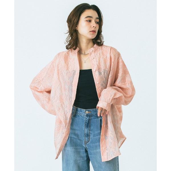 『タイムセール実施中』ZOZO問い合わせ番号:96370298ショップ:ROSE BUD，ローズバッドブランド:ROSE BUD，ローズバッド商品名:(GENE HEAVENS)SHEER LACE WRAP SHIRTカテゴリ:トップス&...