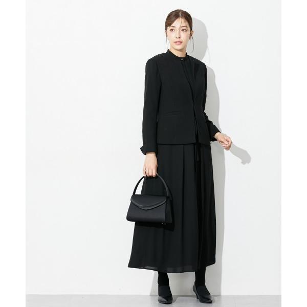 『タイムセール実施中』ZOZO問い合わせ番号:96371048ショップ:nissen，ニッセンブランド:slattgir，スラットジール商品名:高身長　【喪服・礼服】前開きロングワンピースアンサンブル（ウォッシャブル・接触冷感）（トールサイ...