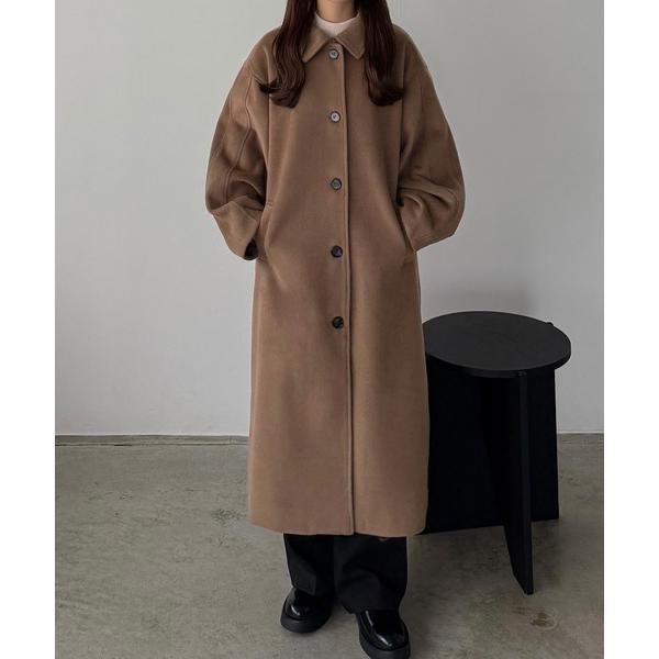 『タイムセール実施中』ZOZO問い合わせ番号:96371053ショップ:JUNOAH，ジュノアブランド:callautia，カラウティア商品名:ボリュームスリーブステンカラーロングコートカテゴリ:ジャケット/アウター>ステンカラーコー...