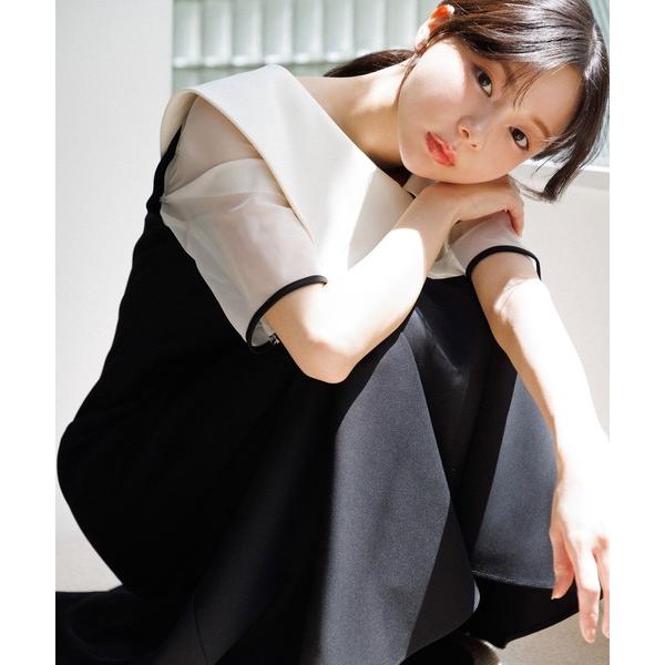 ZOZO問い合わせ番号:96371091ショップ:form forma，フォルム フォルマブランド:form forma，フォルムフォルマ商品名:【愛甲ひかりさん×form forma】ビッグカラー×マーメイドラインドレス(襟・袖取り外し可...