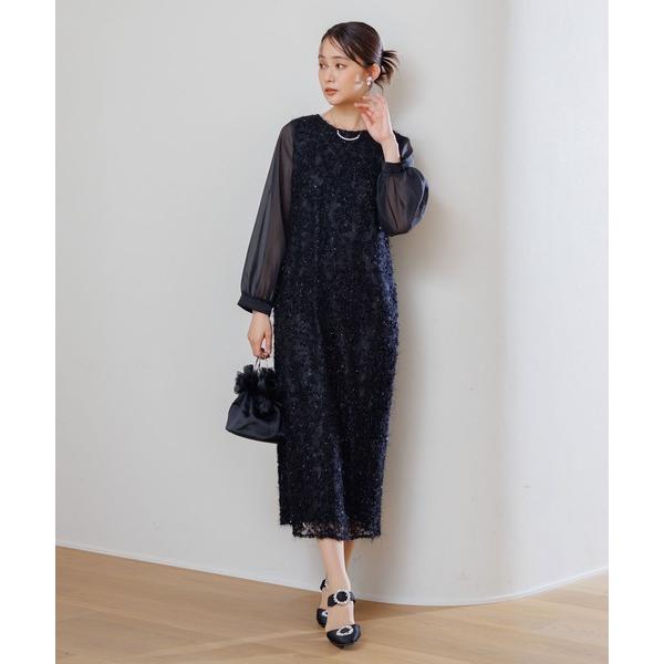 ZOZO問い合わせ番号:96371095ショップ:form forma，フォルム フォルマブランド:kaene，カエン，form forma，フォルムフォルマ商品名:【kaene】スパンコールヤーンドレス/結婚式/パーティー/お呼ばれカテゴ...