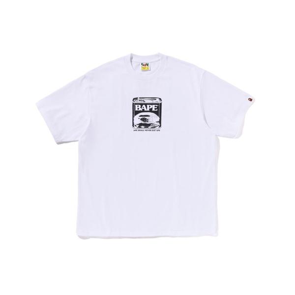 ZOZO問い合わせ番号:96371163ショップ:A BATHING APE，ア ベイシング エイプブランド:A BATHING APE，アベイシングエイプ商品名:CAN FOOD BAPE LOGO RELAXED FIT TEEカテゴリ...