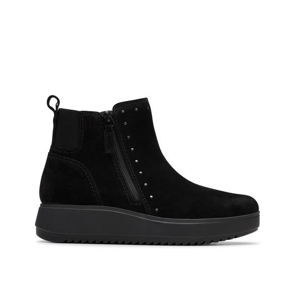 ZOZO問い合わせ番号:96371318ショップ:Clarks，クラークスブランド:Clarks，クラークス商品名:Zylah Willow / ザイラウィロー（ブラックスエード）カテゴリ:シューズ>ブーツブランド品番:2618433...