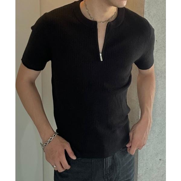 『タイムセール実施中』ZOZO問い合わせ番号:96372183ショップ:Sense Market，センスマーケットブランド:Otte，オッテ商品名:ハーフジップニットシャツカテゴリ:トップス>Tシャツ/カットソーブランド品番:Ot20...