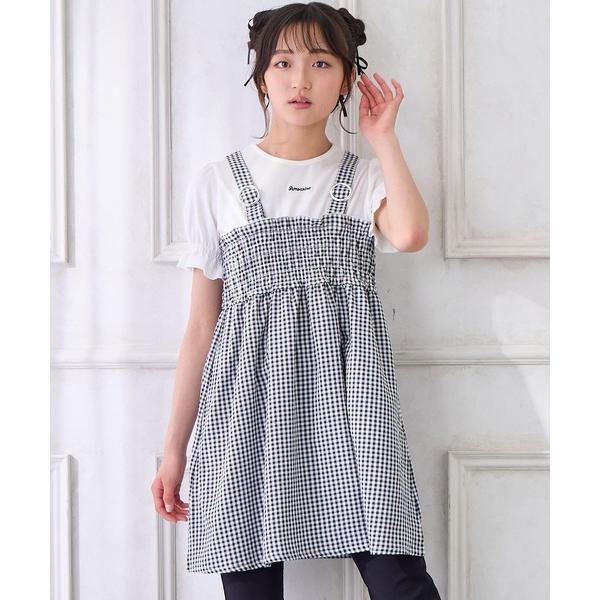 『タイムセール実施中』ZOZO問い合わせ番号:96372250ショップ:cross marche，クロスマルシェブランド:Amourire girl，アムリールガール，cross marche，クロスマルシェ商品名:シャーリングギンガムチェ...