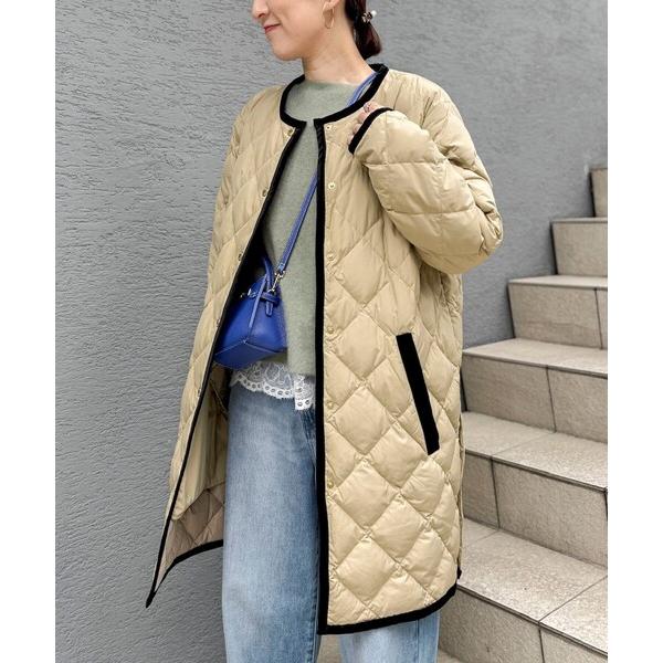 『セール実施中』ZOZO問い合わせ番号:96378397ショップ:NOLLEY'S，ノーリーズブランド:TAION，タイオン，NOLLEY'S，ノーリーズ商品名:【TAION×LIMONTA】別注ベロアパイピングロングダウンカテゴリ:ジャケ...