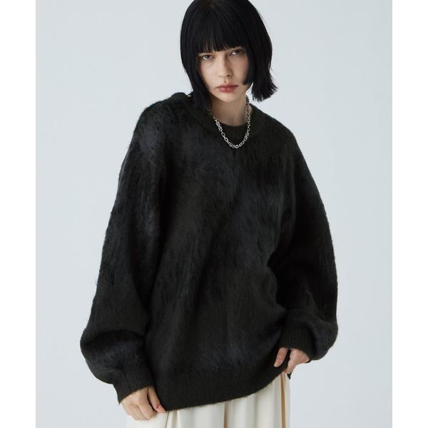 ZOZO問い合わせ番号:96383301ショップ:EMMA CLOTHES，エマ クローズブランド:VELNUS，ベルナス商品名:【VELNUS】Abstract loose shaggy design knit/アブストラクトルーズシャギ...
