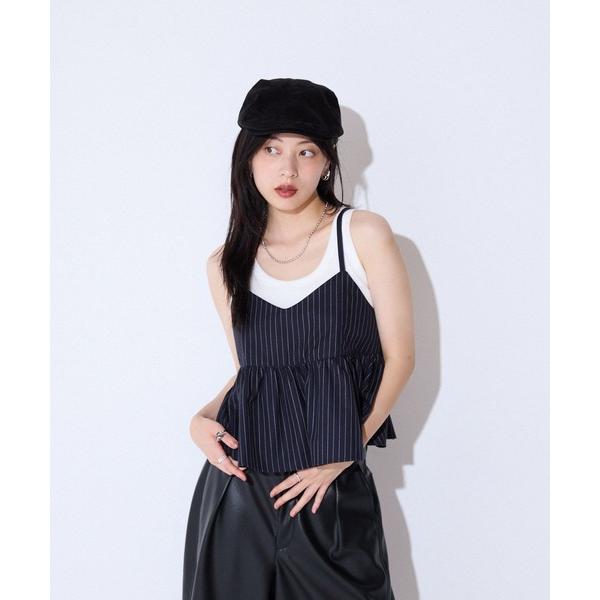『セール実施中』ZOZO問い合わせ番号:96402524ショップ:JEANASIS，ジーナシスブランド:JEANASIS，ジーナシス商品名:【SET UP対応】バックリボンギャザーキャミ/577307カテゴリ:トップス>その他トップス...