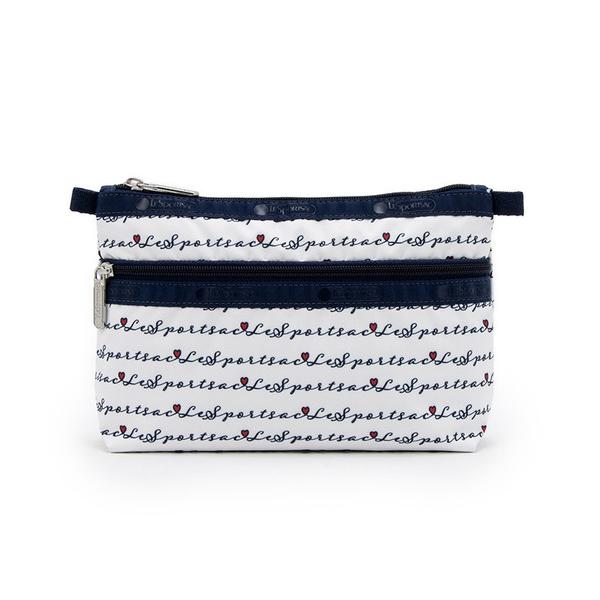 ZOZO問い合わせ番号:96402530ショップ:LeSportsac，レスポートサックブランド:LeSportsac，レスポートサック商品名:COSMETIC CLUTCH マリンロゴボーダーカテゴリ:財布/小物>ポーチブランド品番...